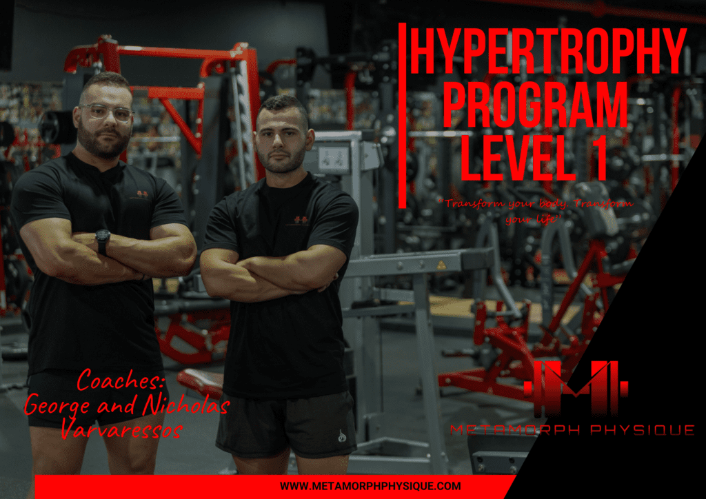 Hypertrophy Program - Metamorph Physique 2024